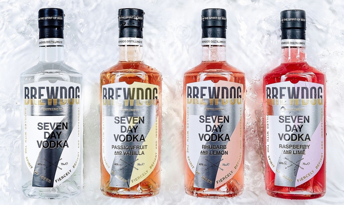 BrewDog Seven Day – en kvartett högkalibrig vodka från Skottland ...