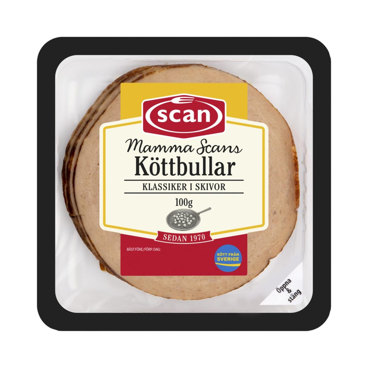 Mamma Scan lanserar världens första platta köttbullepålägg