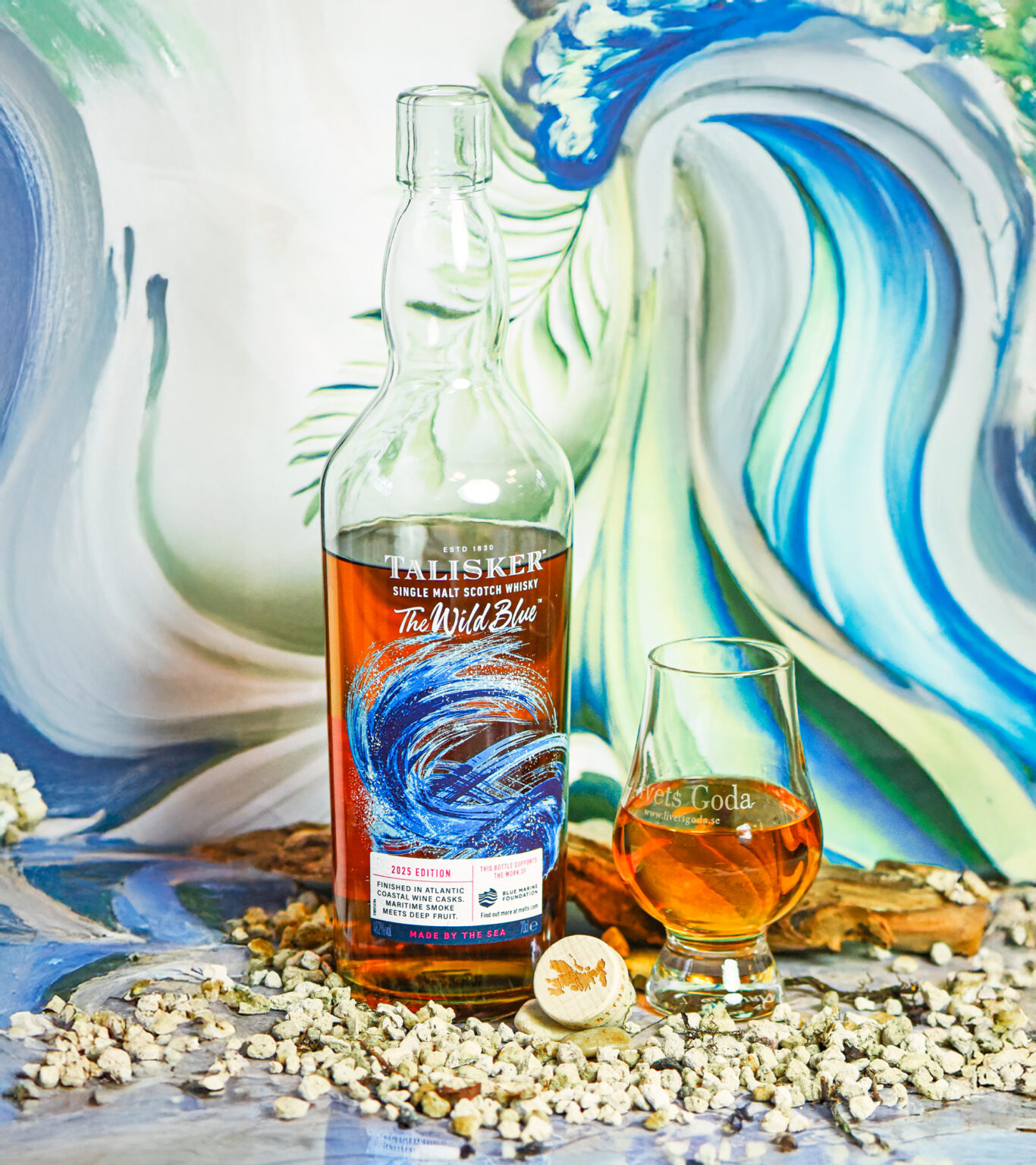 Talisker The Wild Blue Single Malt Scotch Whisky – med vinösa ...