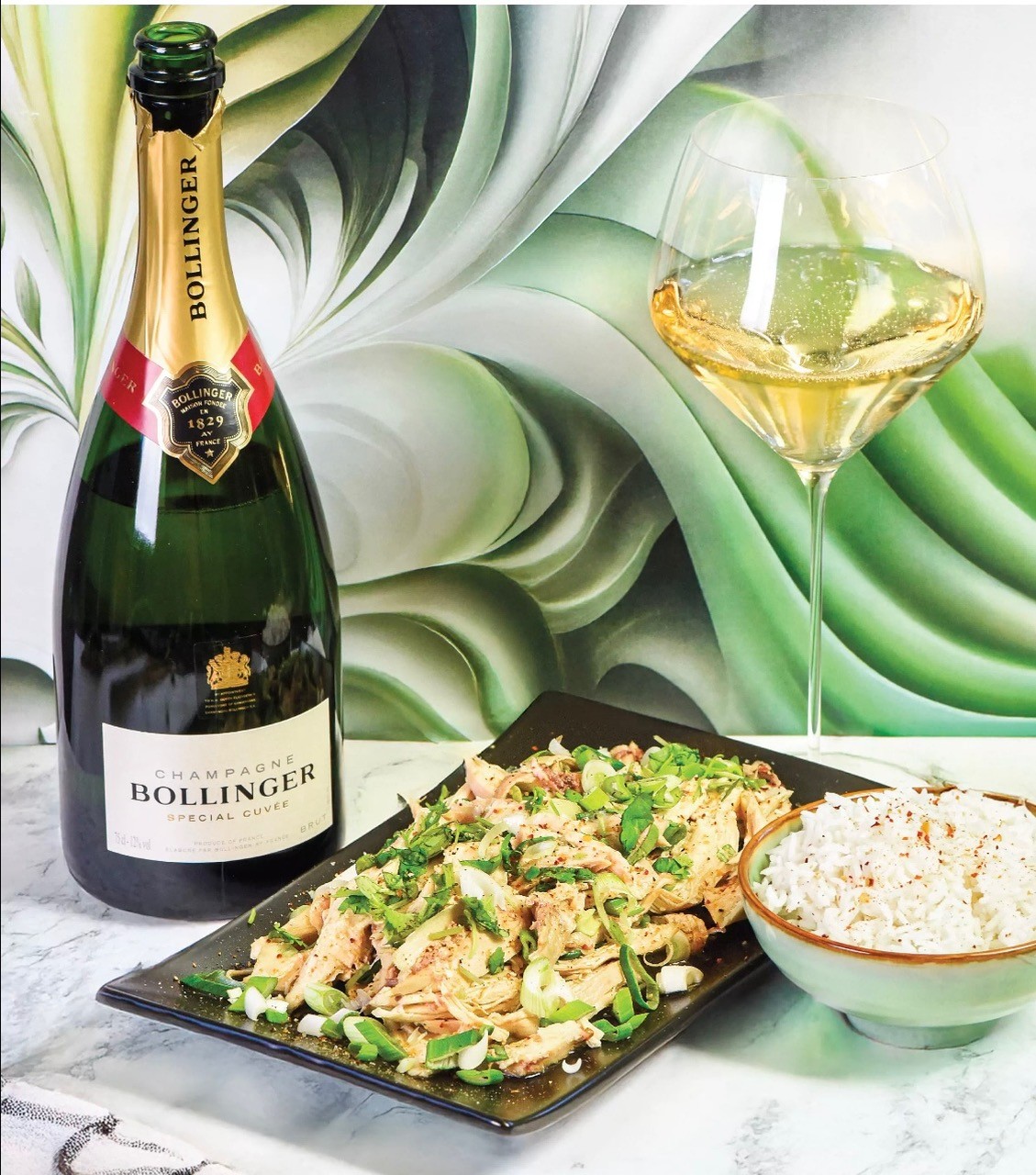 Helbräserad kyckling med citron, koriander och salladslök till ...